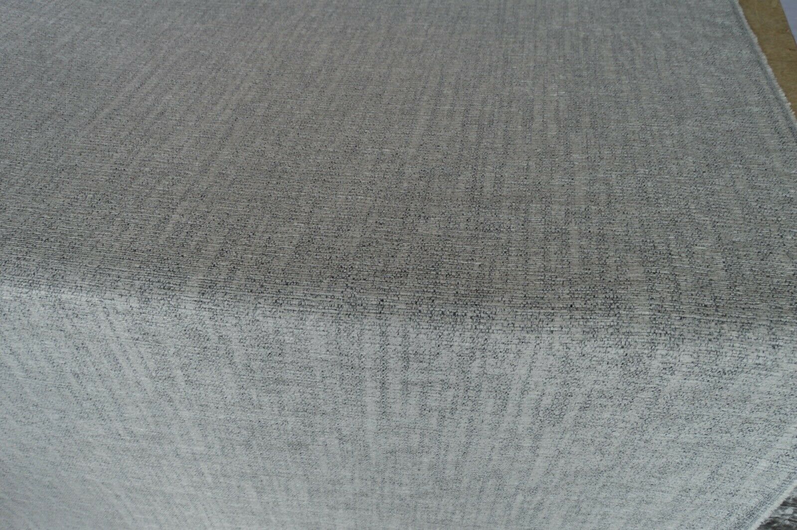 cream charcoal fleck upholstery fabric chenille material robust durable ...