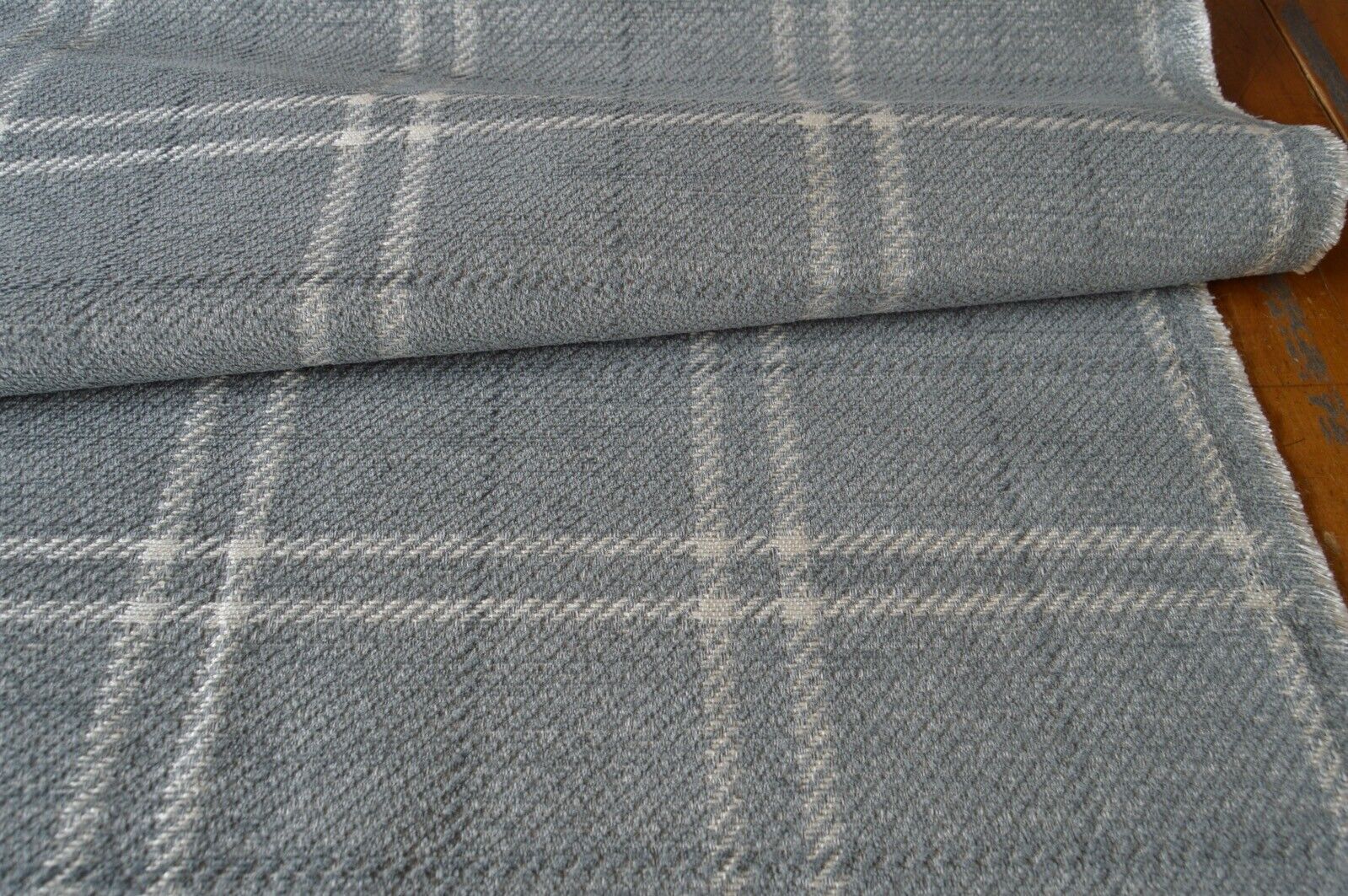 upholstery fabric grey tweed look checked chenille robust durable ...