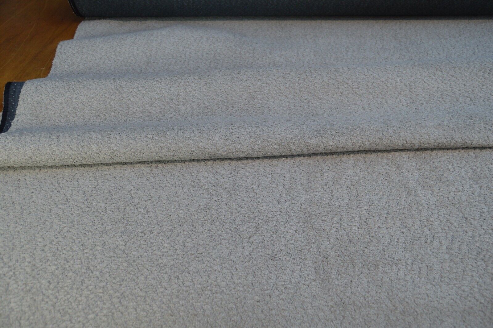 upholstery fabric oyster natural textured woven teddy style look robust ...