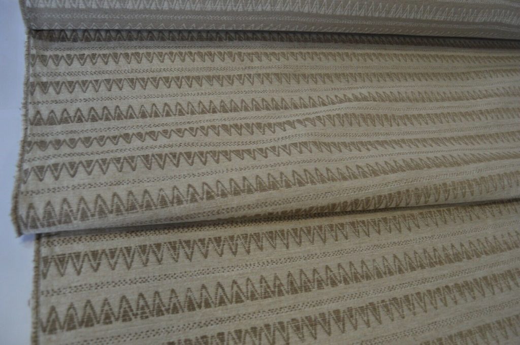 mocha beige linen look upholstery fabric retro ideal sofa chair fabric ...