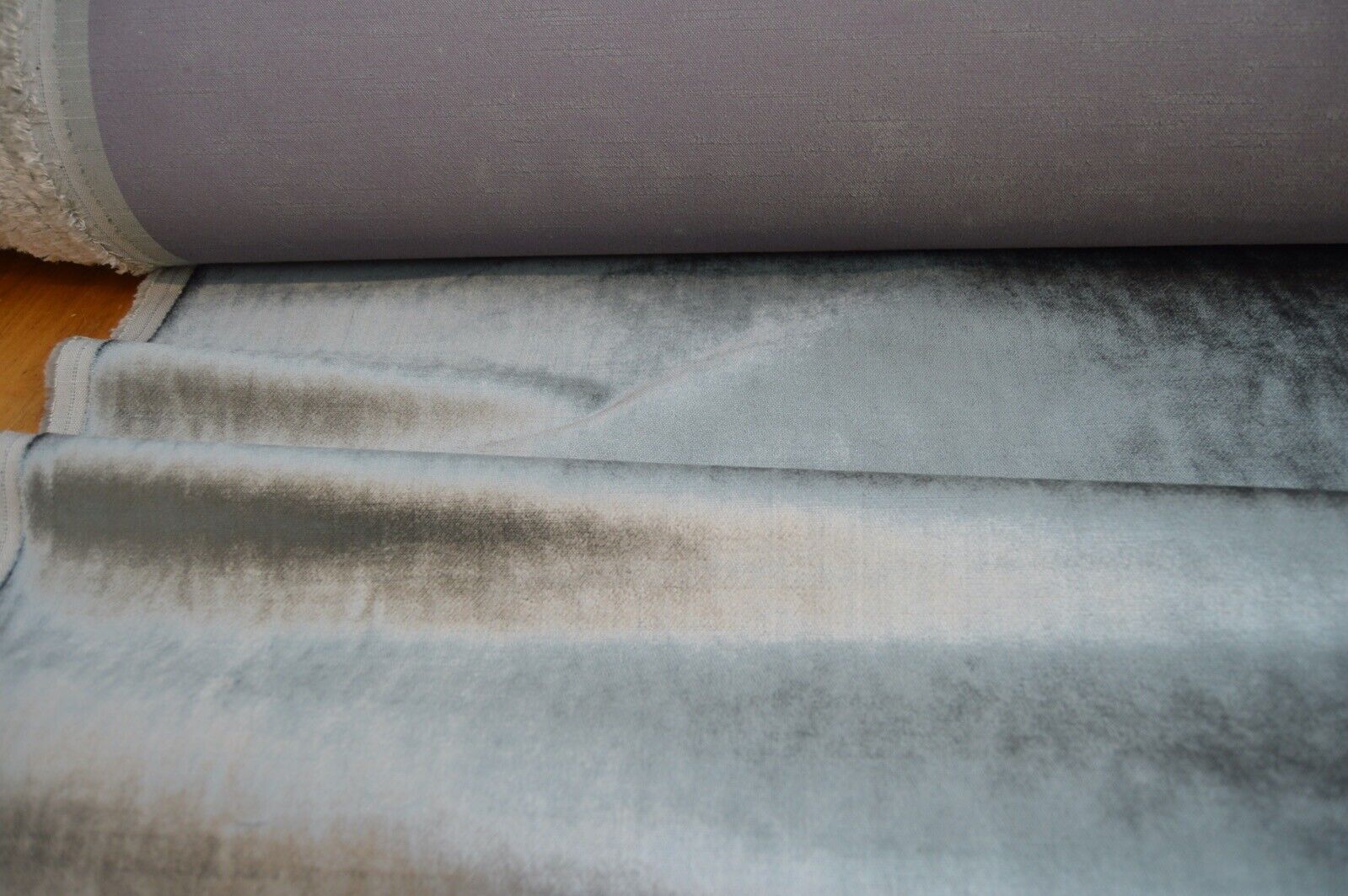 upholstery fabric silver metallic high shine velvet soft robust durable ...
