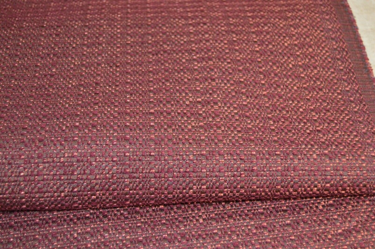 red metallic red fleck upholstery fabric weave robust durable samples ...