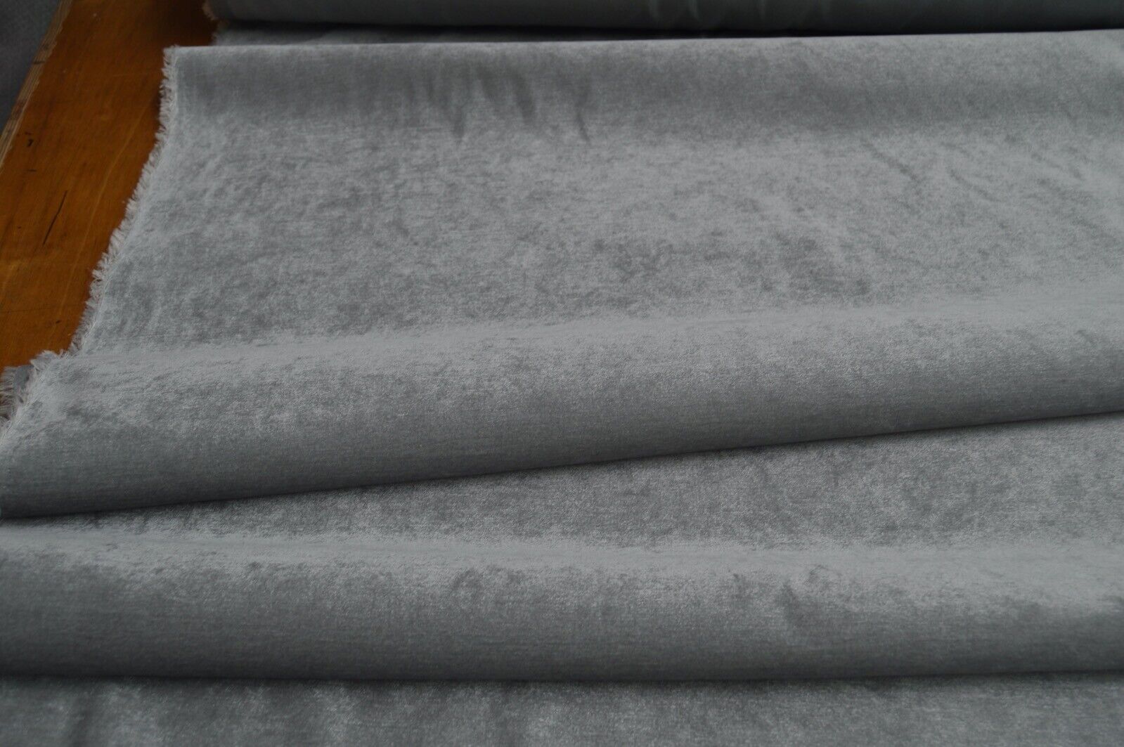 upholstery fabric silver velvet chenille super soft material robust ...
